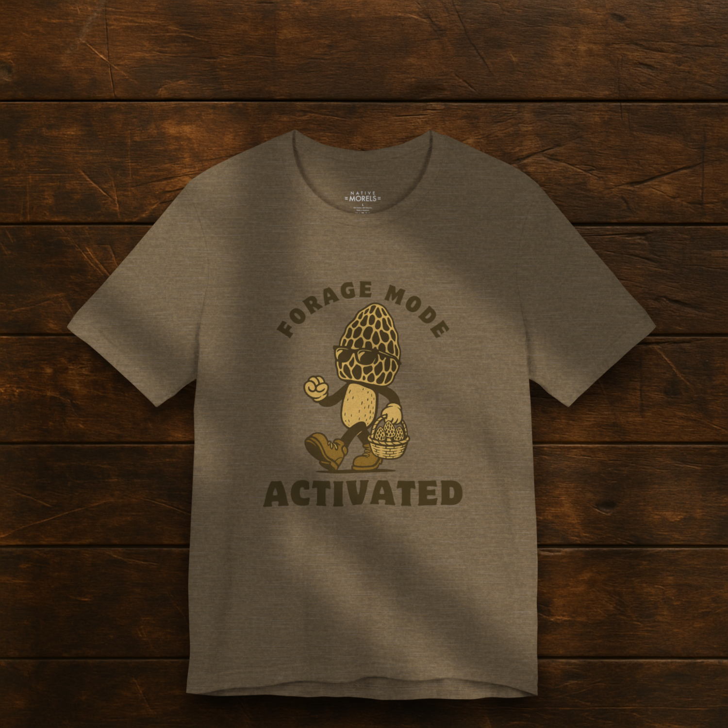 Forest Statements | Text-Based Forager Tees by Native Morels™